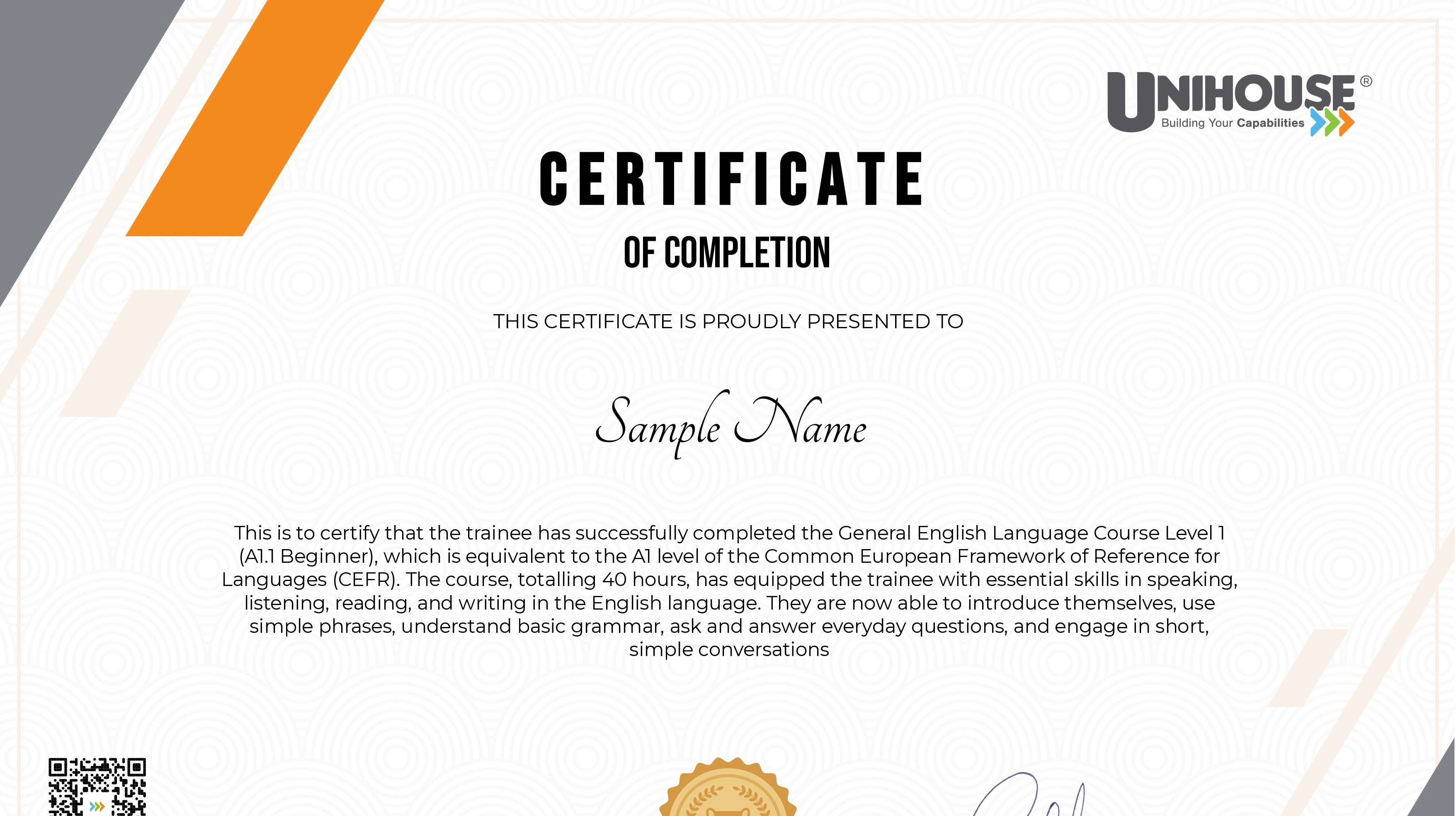 Share and Verify your Success with UniHouse Certificates